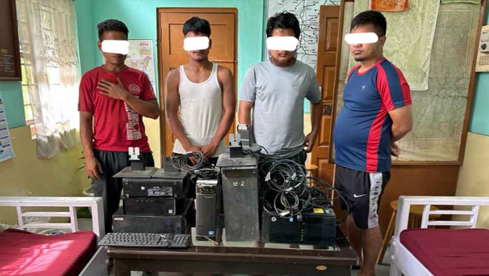 4 arrested on Kangpokpi bank loot case | Pothashang News